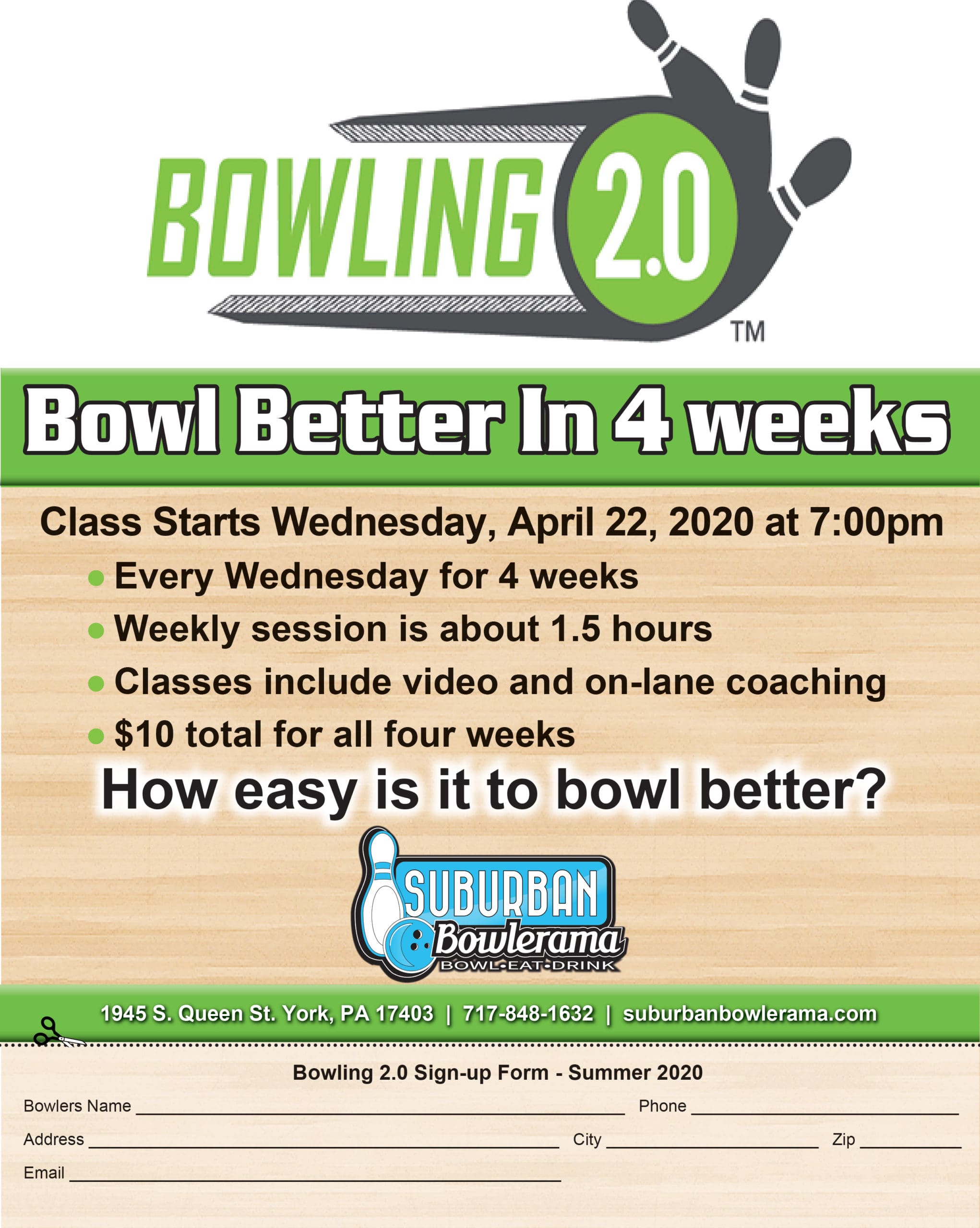 League Bowling | Suburban Bowlerama | York, PA
