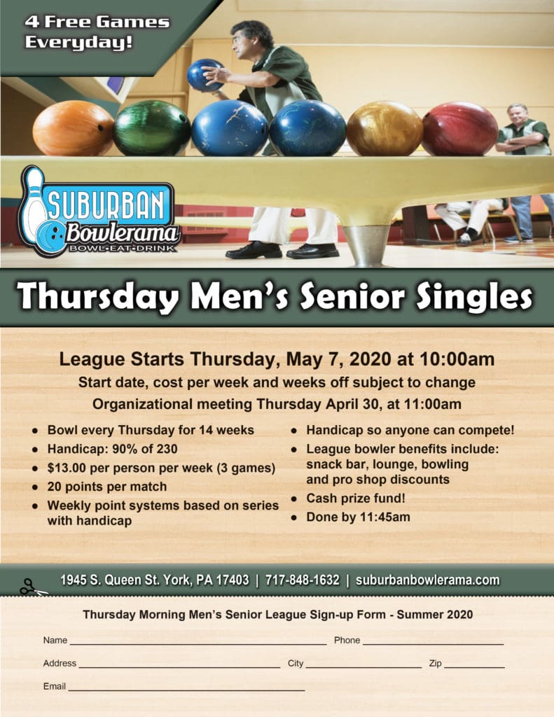League Bowling | Suburban Bowlerama | York, PA