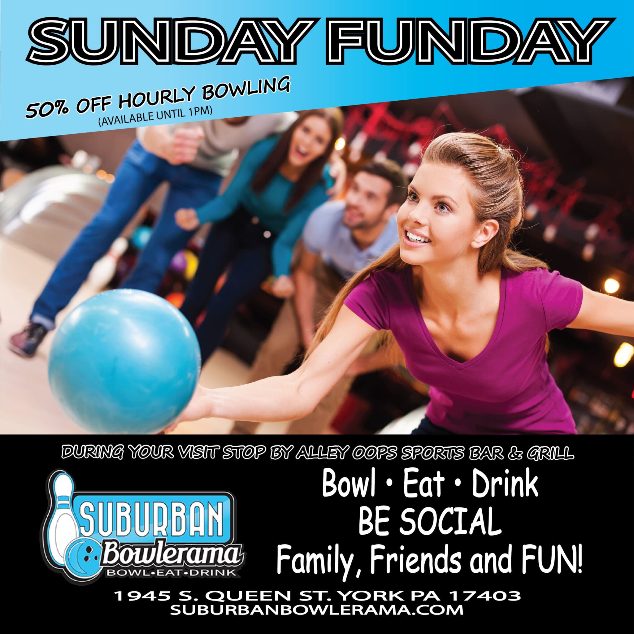 Discounts | Specials | Bowling | Suburban Bowlerama | York, PA