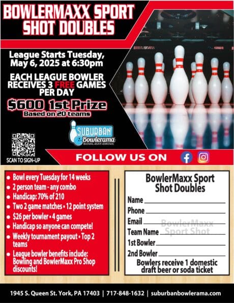 League Bowling | Suburban Bowlerama | York, PA