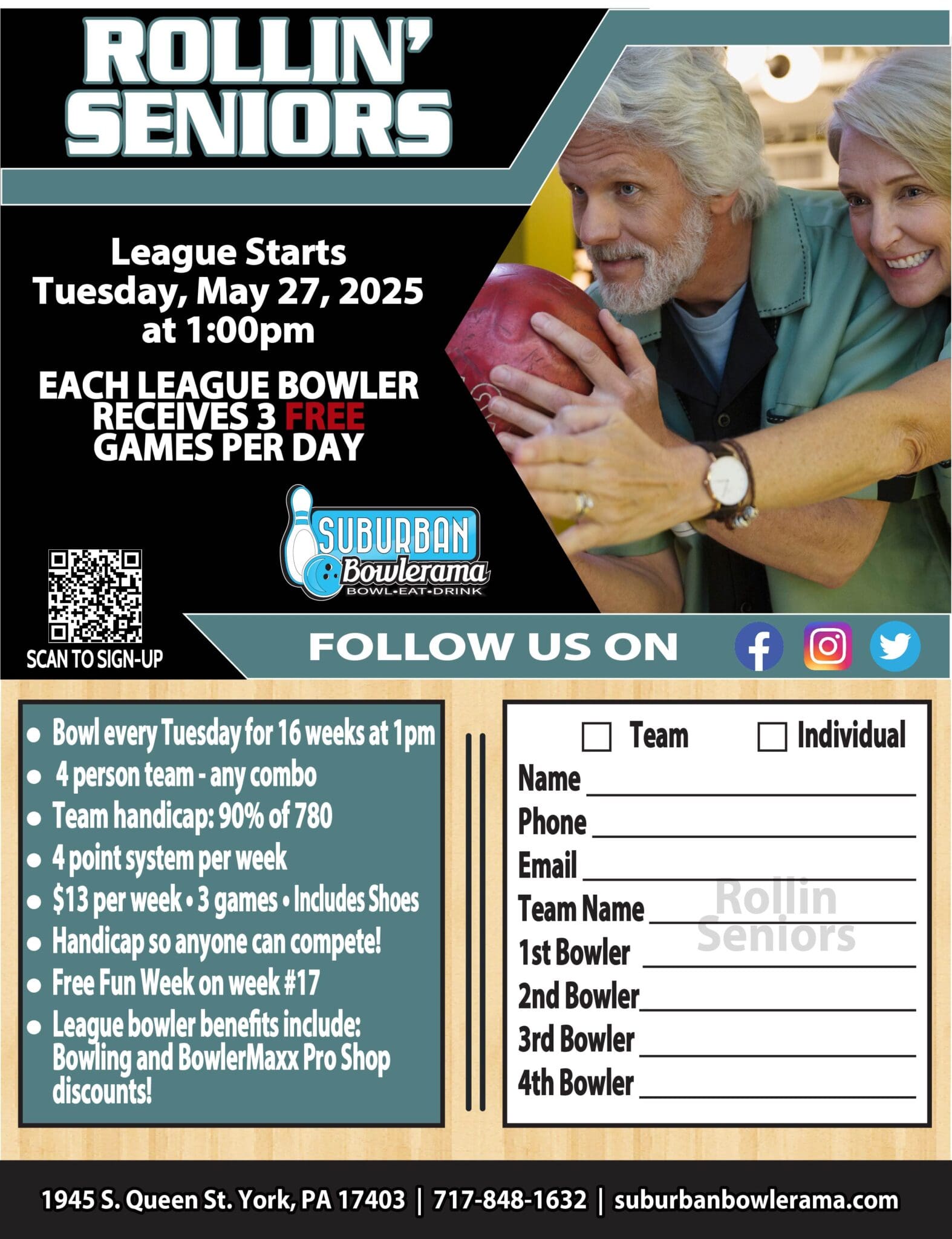 League Bowling | Suburban Bowlerama | York, PA